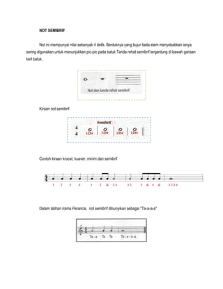Unit 1 asas teori muzik | PDF