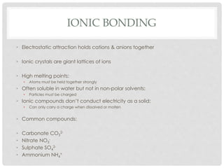Edexcel Unit 1 AS Chemistry | PPTX