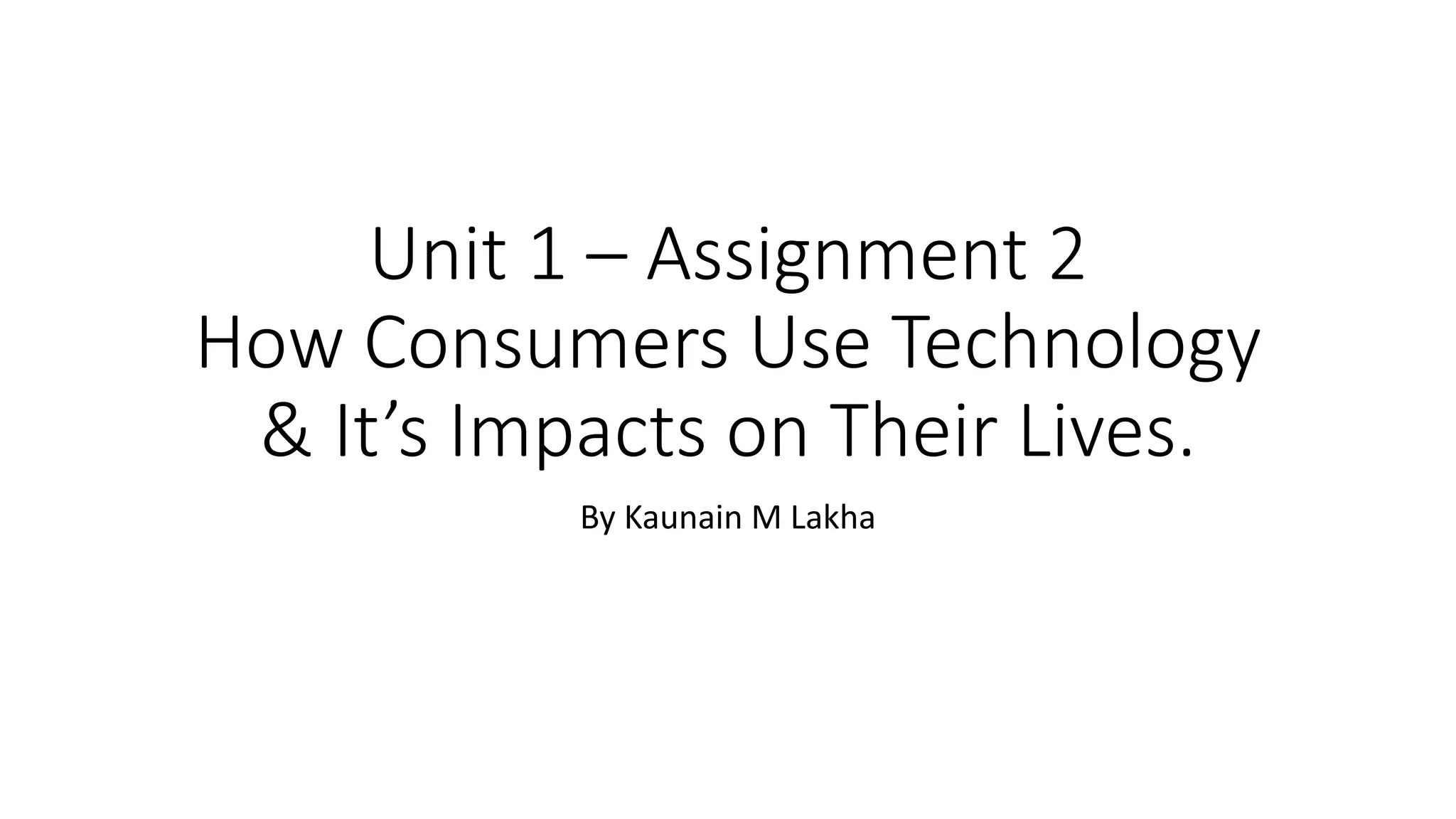 Unit 1 assignment 2 task 1 | PDF