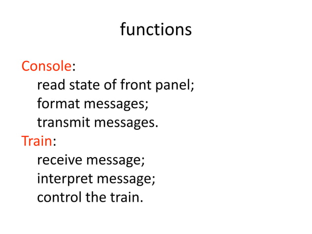 Unit 1a train | PPTX