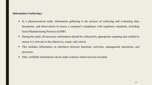 Introduction types, Objectives, Management of audit, Responsibilities ...