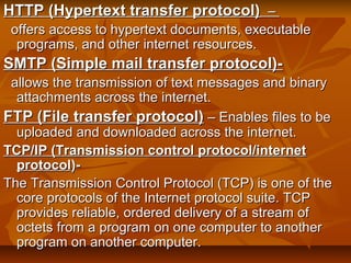 Unit 1 b | PPT | Internet for Beginners | Internet