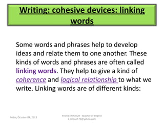 Unit 1 bac 2 formal informal and non-formal education | PPTX