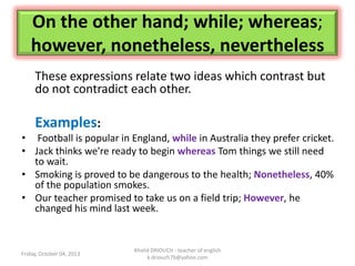 Unit 1 bac 2 formal informal and non-formal education | PPTX