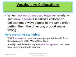 Unit 1 bac 2 formal informal and non-formal education | PPTX