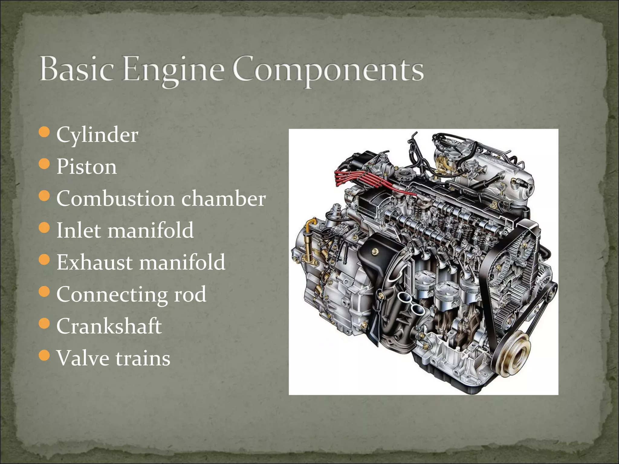IC ENGINE PARTS STUDY AND INTRODUCTION | PPT