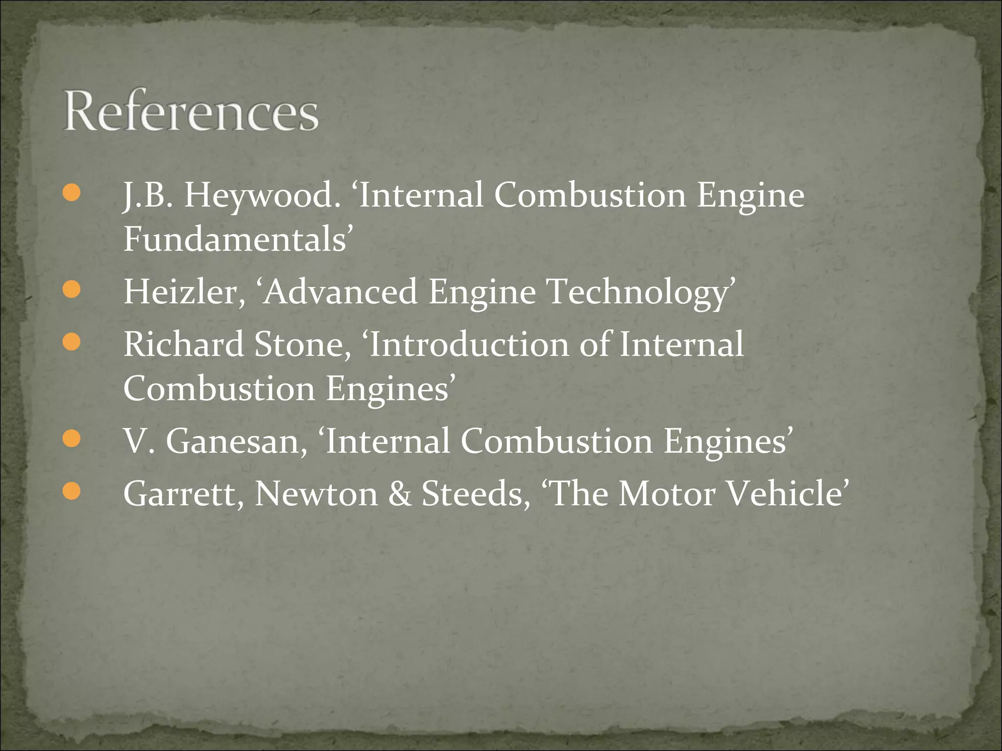 IC ENGINE PARTS STUDY AND INTRODUCTION | PPT