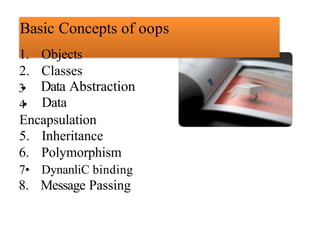 basic concepts in C++ ...