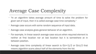 Unit – 1 Basics of analysis of an Algorithm.pptx