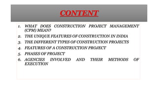 Unit 1 basics of construction | PDF