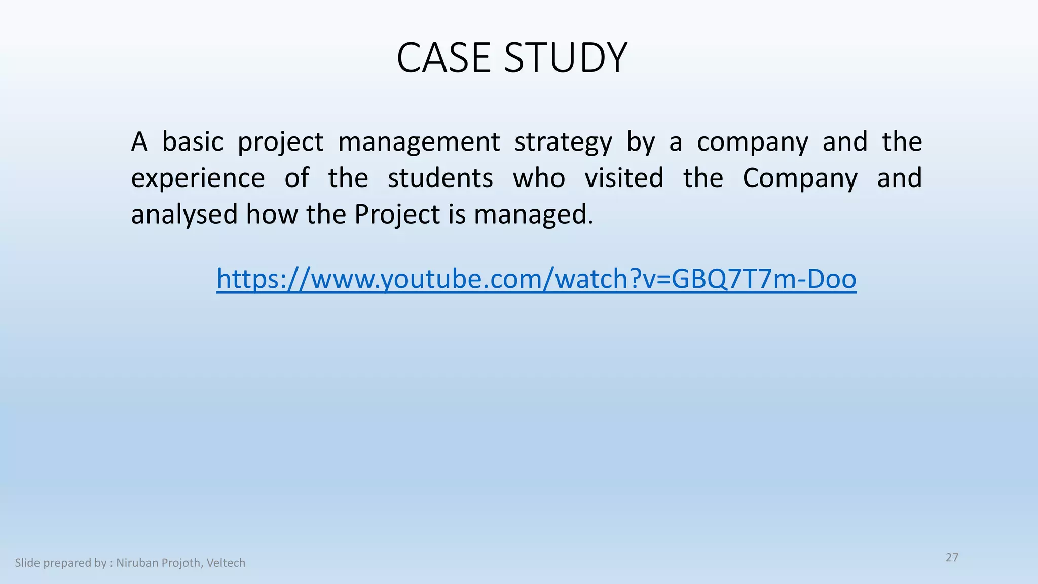 BASICS OF PROJECT MANAGEMENT | PPTX