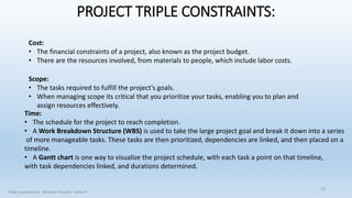BASICS OF PROJECT MANAGEMENT | PPTX