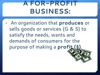 Types of businesses | PPTX