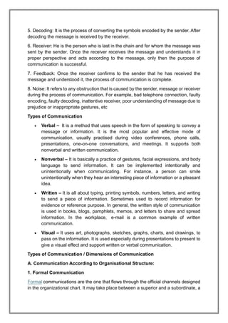 BUSINESS CORRESPONDENCE- INTRODUCTION TO BUSINESS COMMUNICATION | PDF