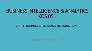Business Intelligence and Analytics .pptx | Databases | Computer Software and Applications