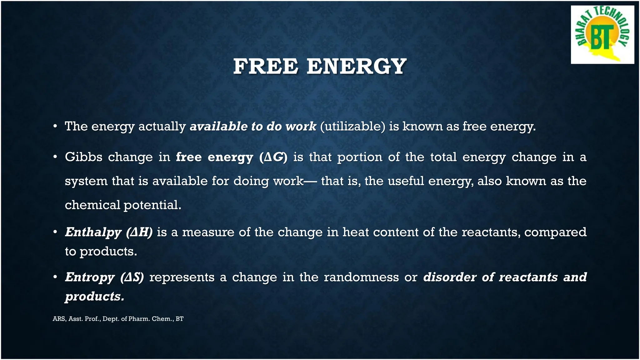 Unit 1 Bioenergetics.pdf biochemistry b pharm 1st. yr | PDF