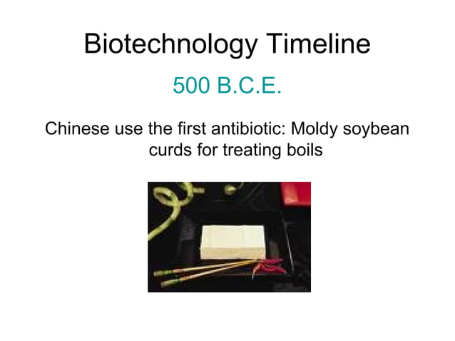 Unit1 biotechnology timeline | PPT | Genetics | Science