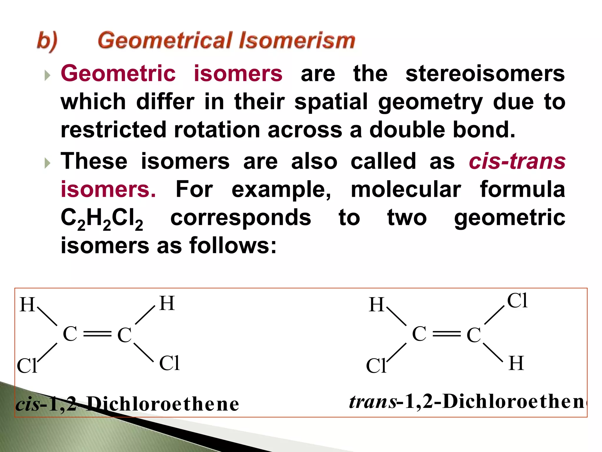 Unit 1b isomerism and its types | PPTX