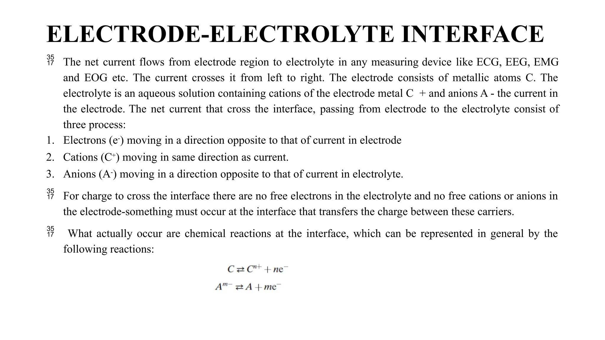 BIOMEDICAL INSTRUMENTATION UNIT I BIOPOTENTIAL ELECTRODES | PPTX