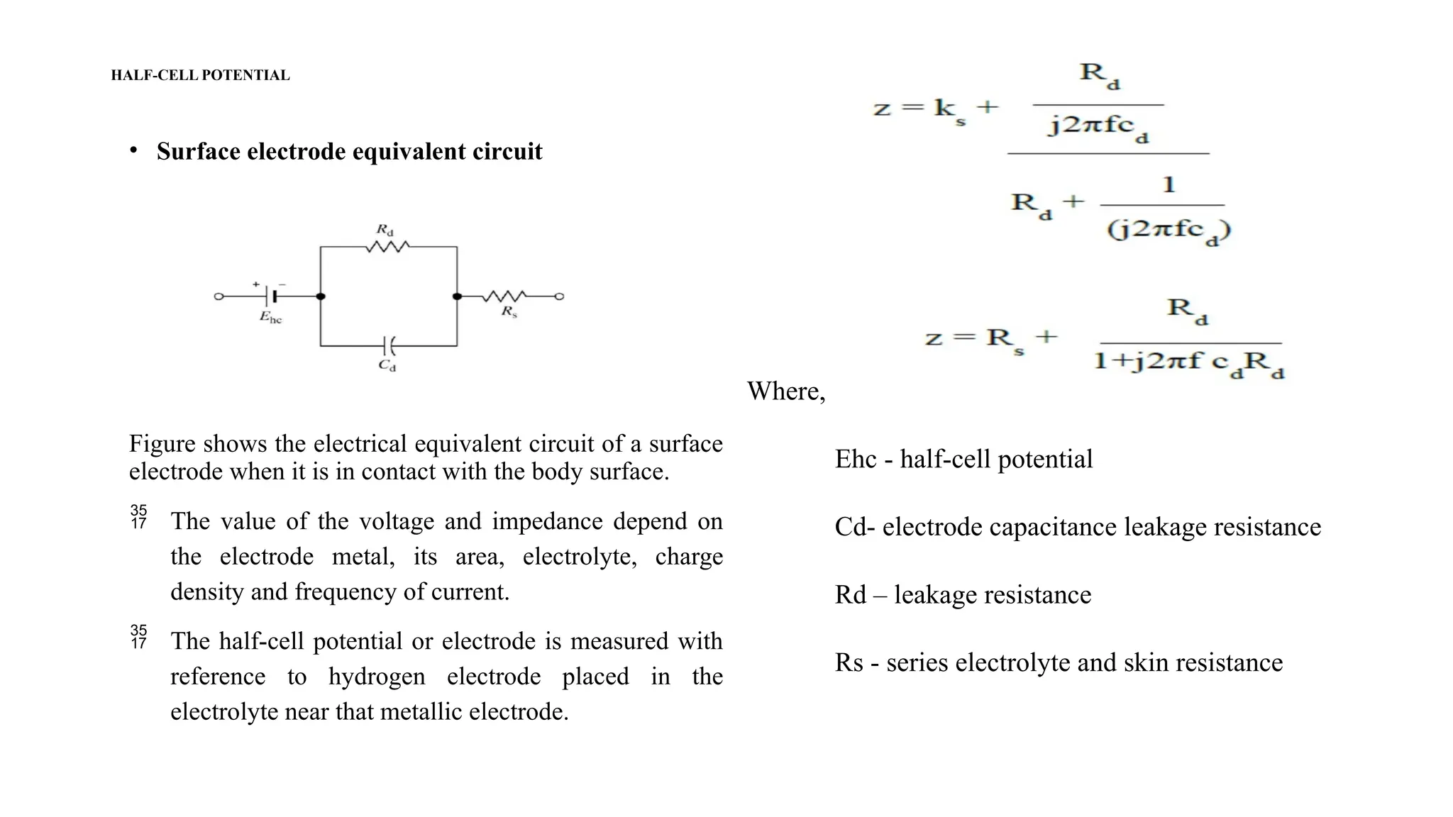 BIOMEDICAL INSTRUMENTATION UNIT I BIOPOTENTIAL ELECTRODES | PPTX