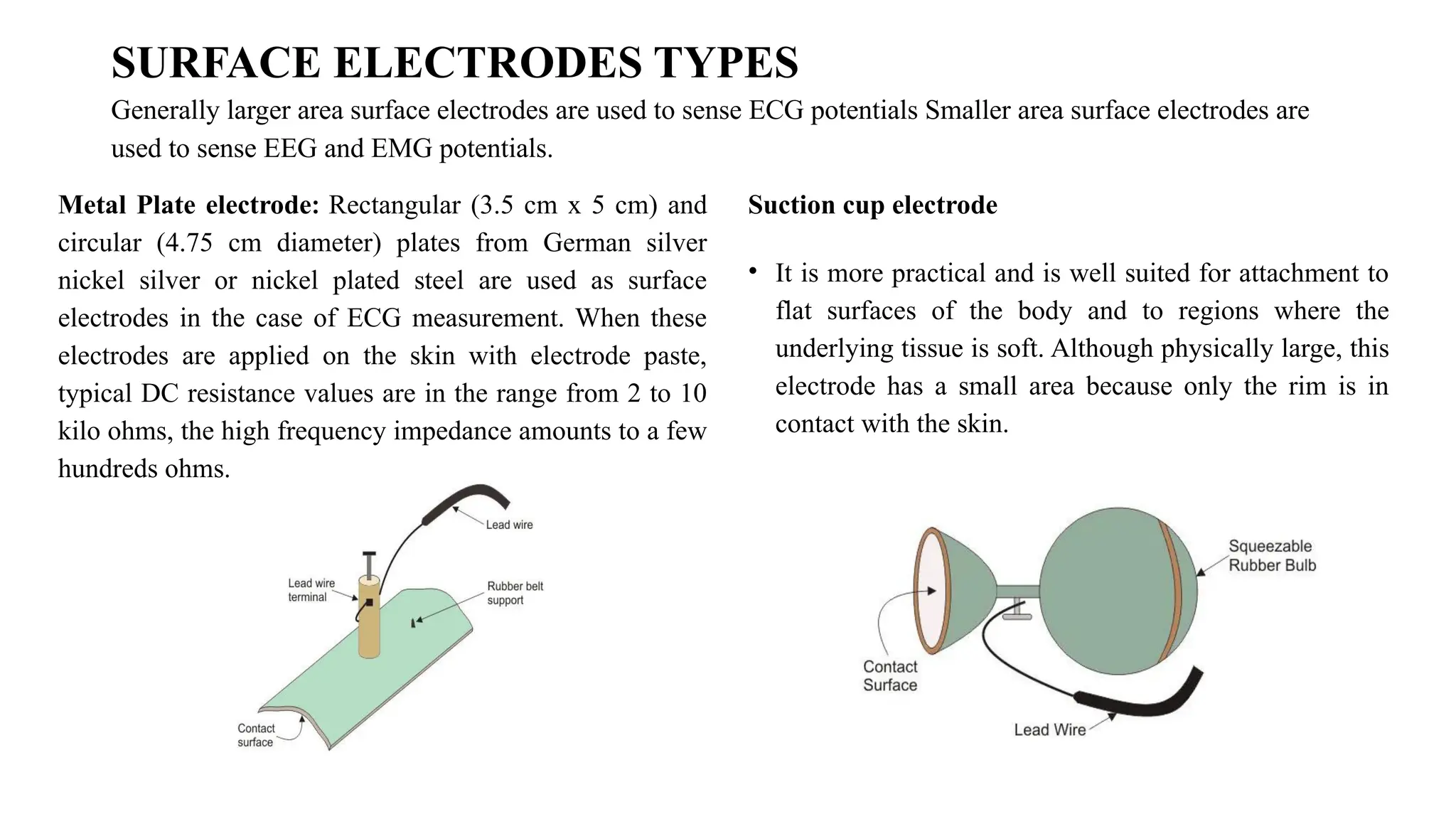 BIOMEDICAL INSTRUMENTATION UNIT I BIOPOTENTIAL ELECTRODES | PPTX