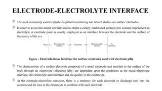 BIOMEDICAL INSTRUMENTATION UNIT I BIOPOTENTIAL ELECTRODES | PPTX