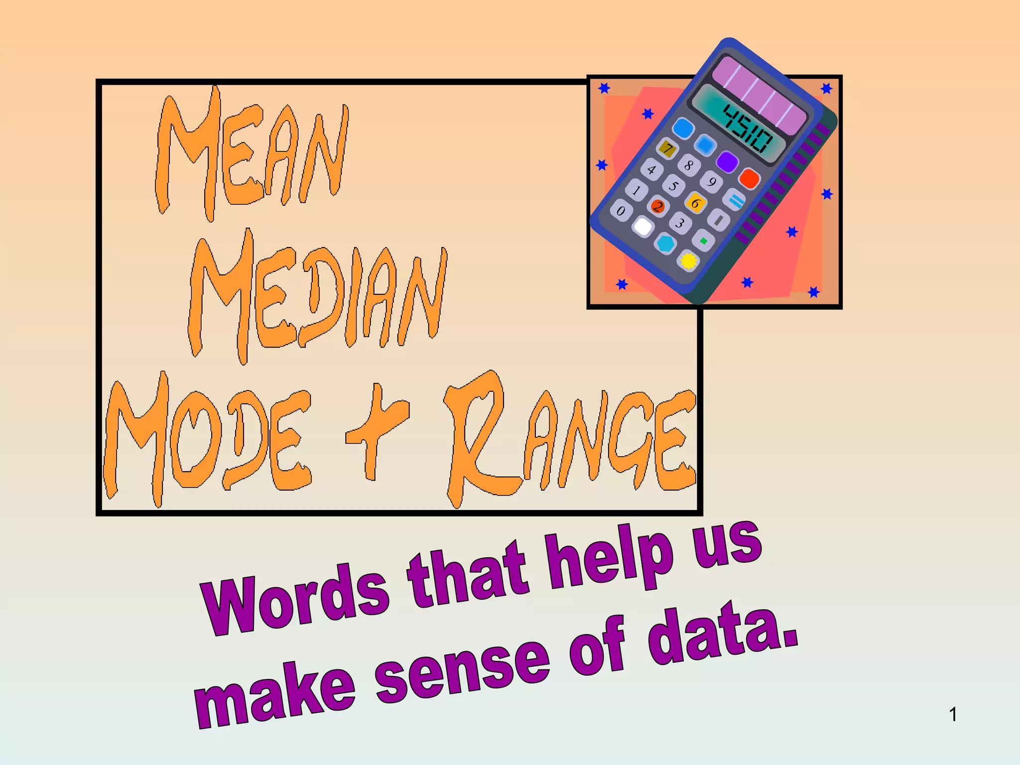 Unit 1 BP801T a introduction mean median mode | PDF