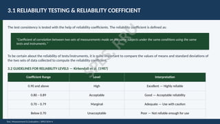 Test, Measurement & Evaluation in Physical Education & Sports | BPES ...