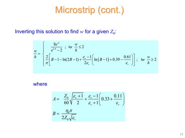 Unit 1B_Planar Microstrip Line, Slot Line & CPW_MWE_BEC-34.pptx | Physics | Science