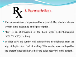 UNIT 1B PRESCRIPTION IN PROFESSION OF PHARMACY.ppt