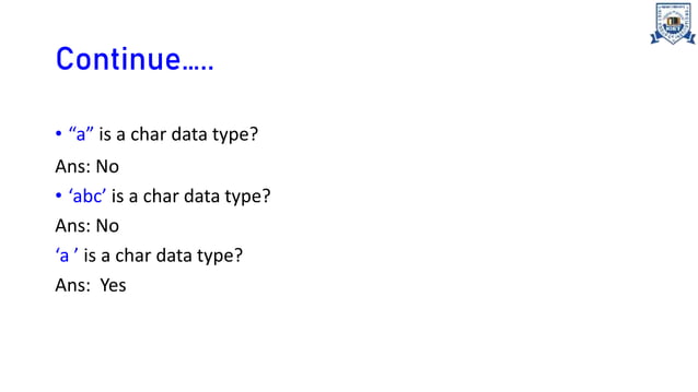Unit 1 Built in Data types in C language.ppt