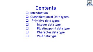 Unit 1 Built in Data types in C language.ppt