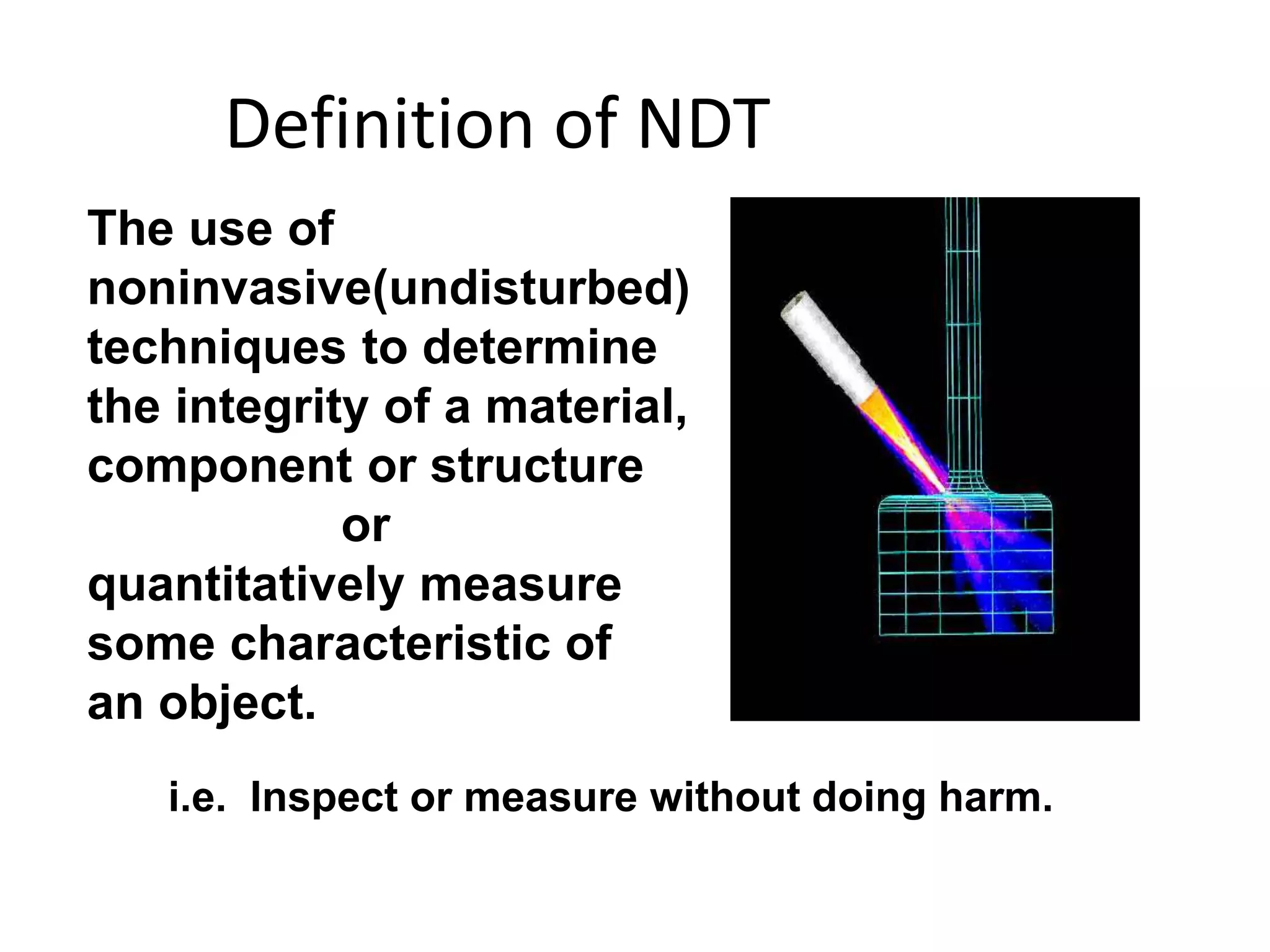 INTRODUCTION OF NDT | PPTX