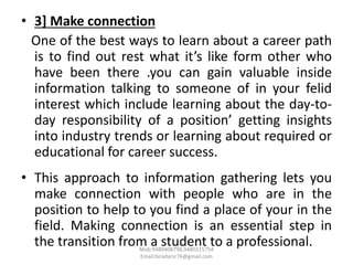 Unit 1 career panning converted | PPT