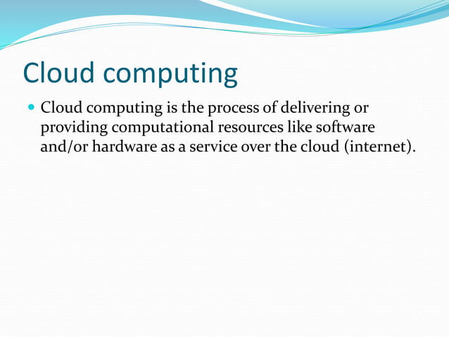 cloud computing basics | PPT
