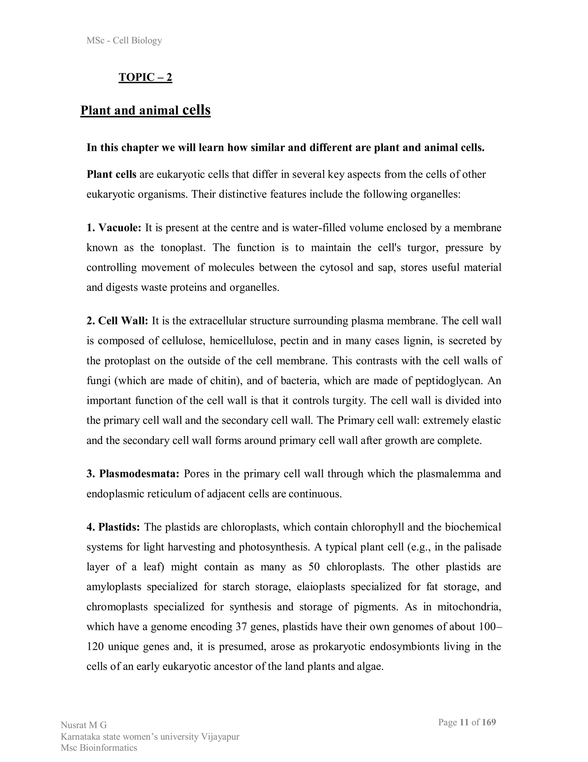 Unit 1 cell biology | PDF | Biological Sciences | Science