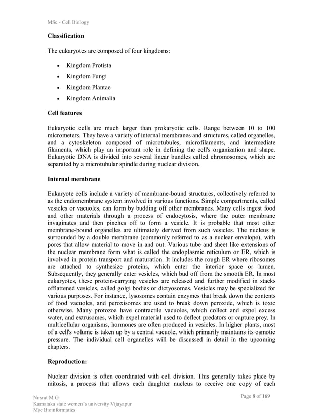 Unit 1 cell biology | PDF | Biological Sciences | Science