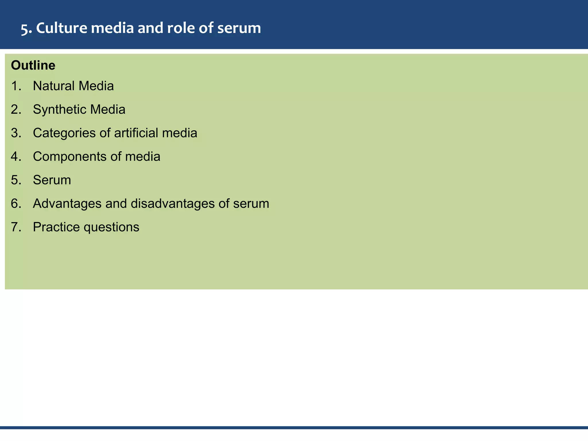 5. Cell culture media | PPT
