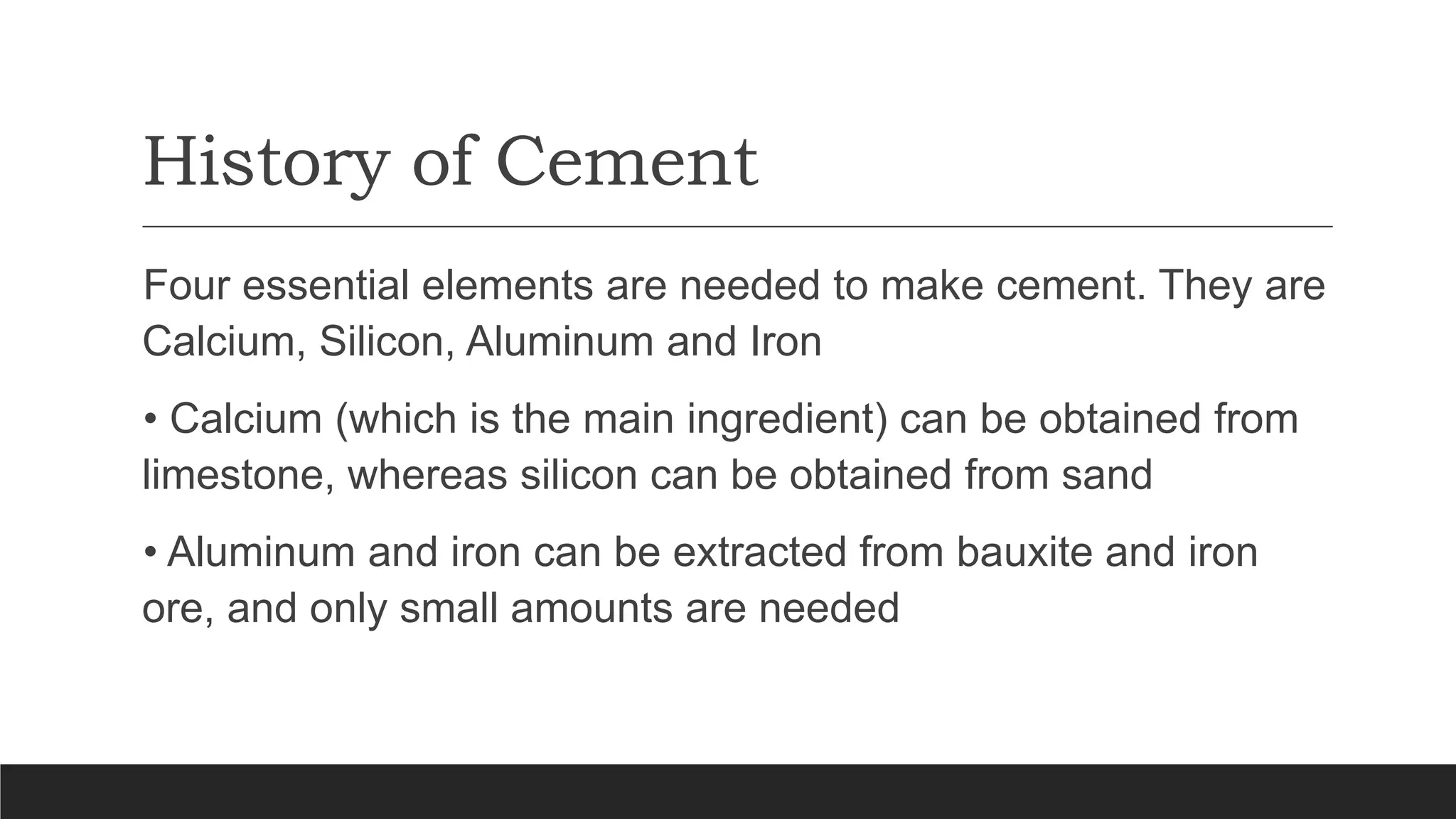 Cement pptx | PPTX