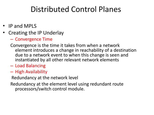 Unit 1 Centralized and Distributed Control and Date Planes .ppt.pptx | Computer Networking ...