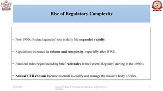 Code Of Federal Regulations and Federal Register | PPTX