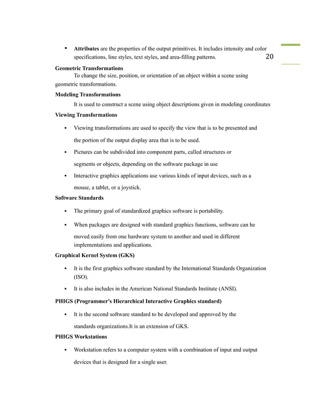 Computer Graphics | PDF