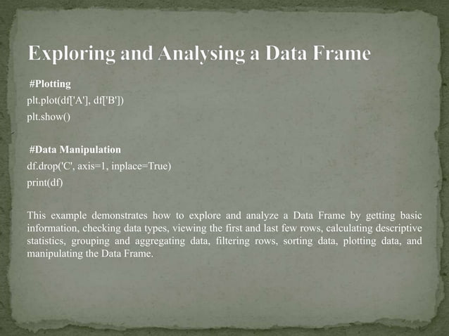 Unit 1 Ch 2 Data Frames digital vis.pptx | Programming Languages | Computing