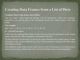 Unit 1 Ch 2 Data Frames digital vis.pptx | Programming Languages | Computing