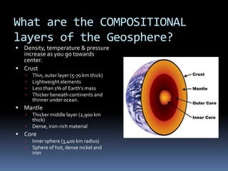 Unit 1 ch3 s1 the geosphere | PPTX | Geography | Science