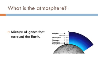 Unit 1 ch3 s2 the atmosphere | PPTX