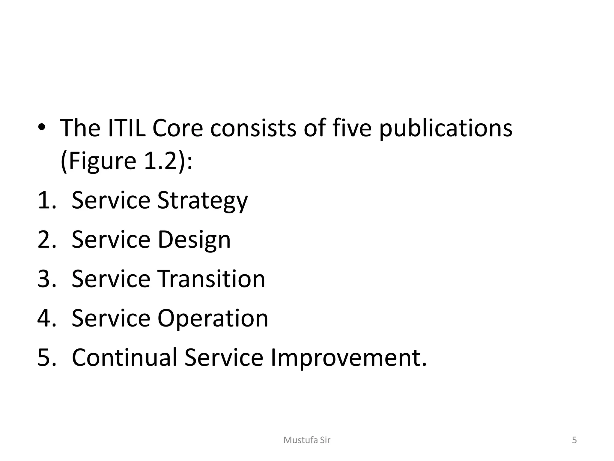 Unit 1 chap1 it service management | PDF