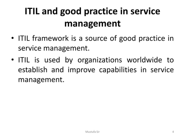 Unit 1 chap1 it service management | PDF