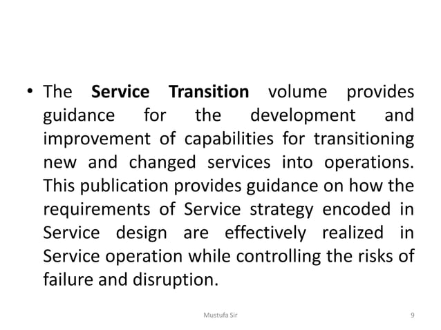 Unit 1 chap1 it service management | PDF