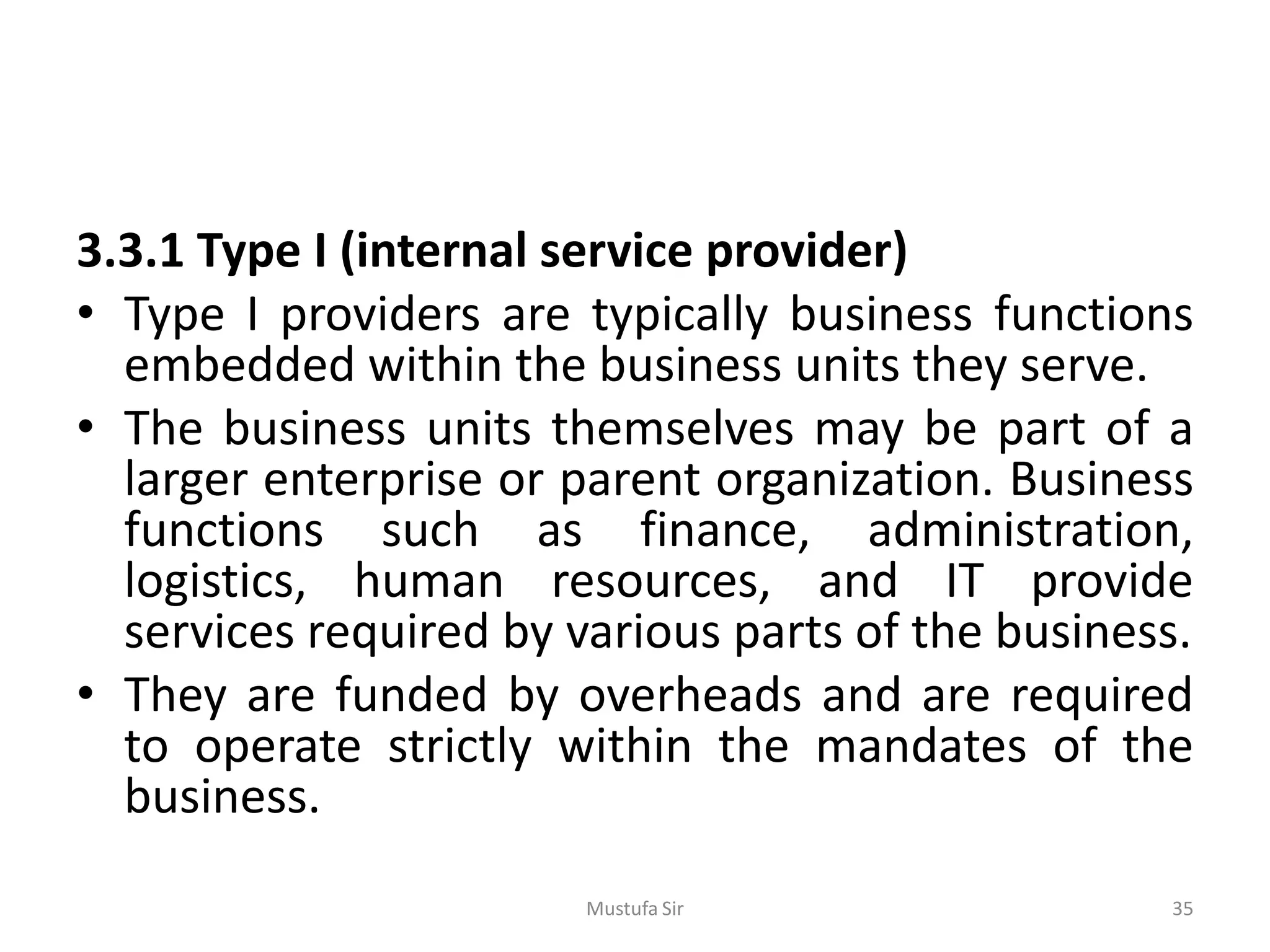 Unit 1 chap2 it service management | PDF